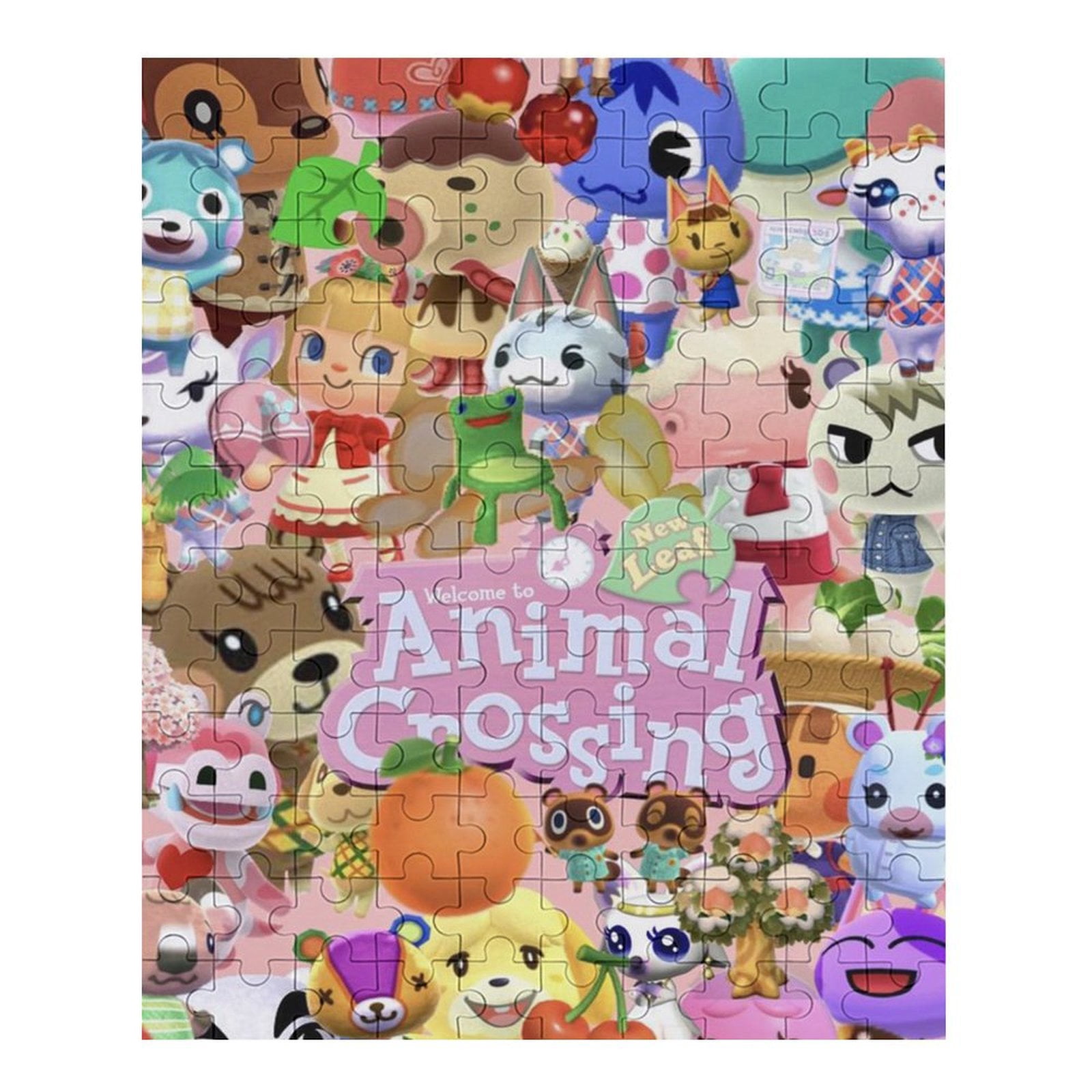 Animal Crossing Picture Puzzle 70 PCS Wooden Puzzle Artwork Jigsaw ...