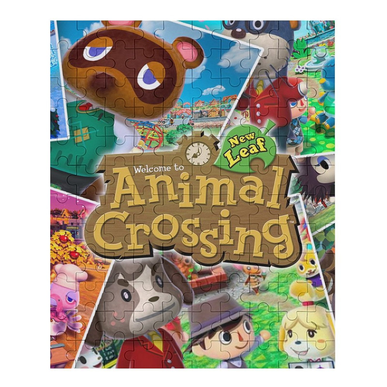 Animal Crossing Picture Puzzle 70 PCS Wooden Puzzle Artwork Jigsaw ...