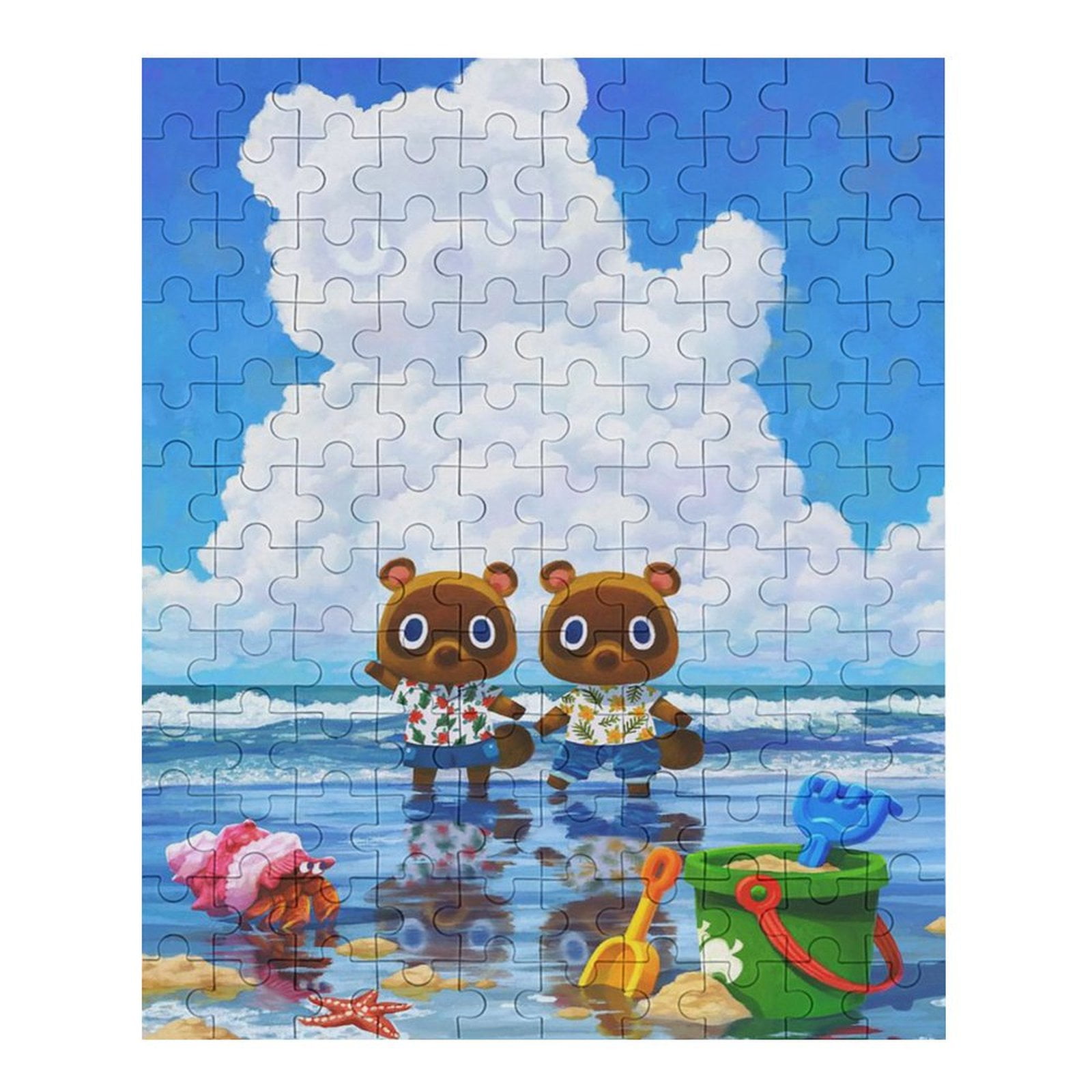 Animal Crossing Picture Puzzle 70 PCS Wooden Puzzle Artwork Jigsaw ...