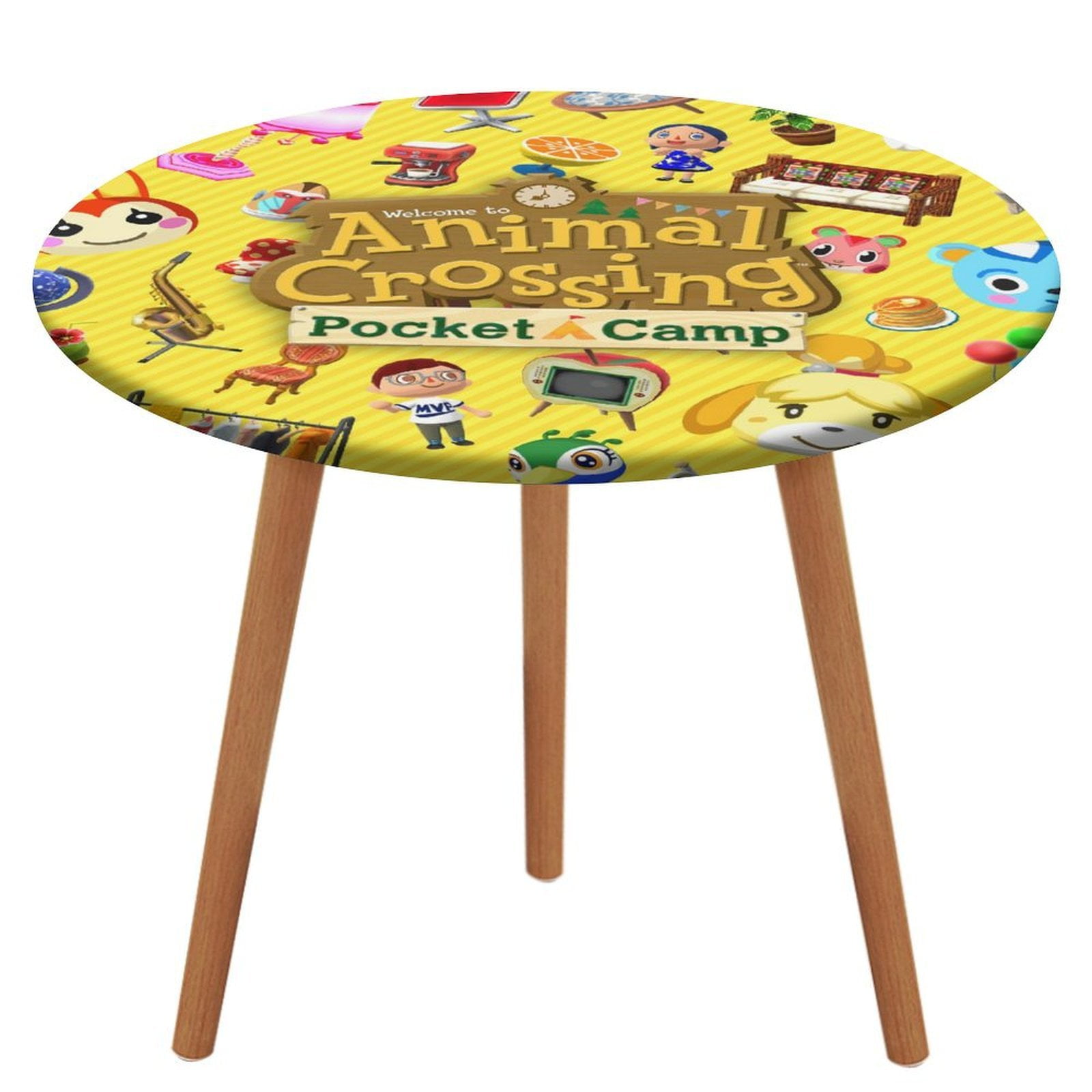 Animal Crossing Round Fitted Tablecloth with Elastic Edge,Water ...