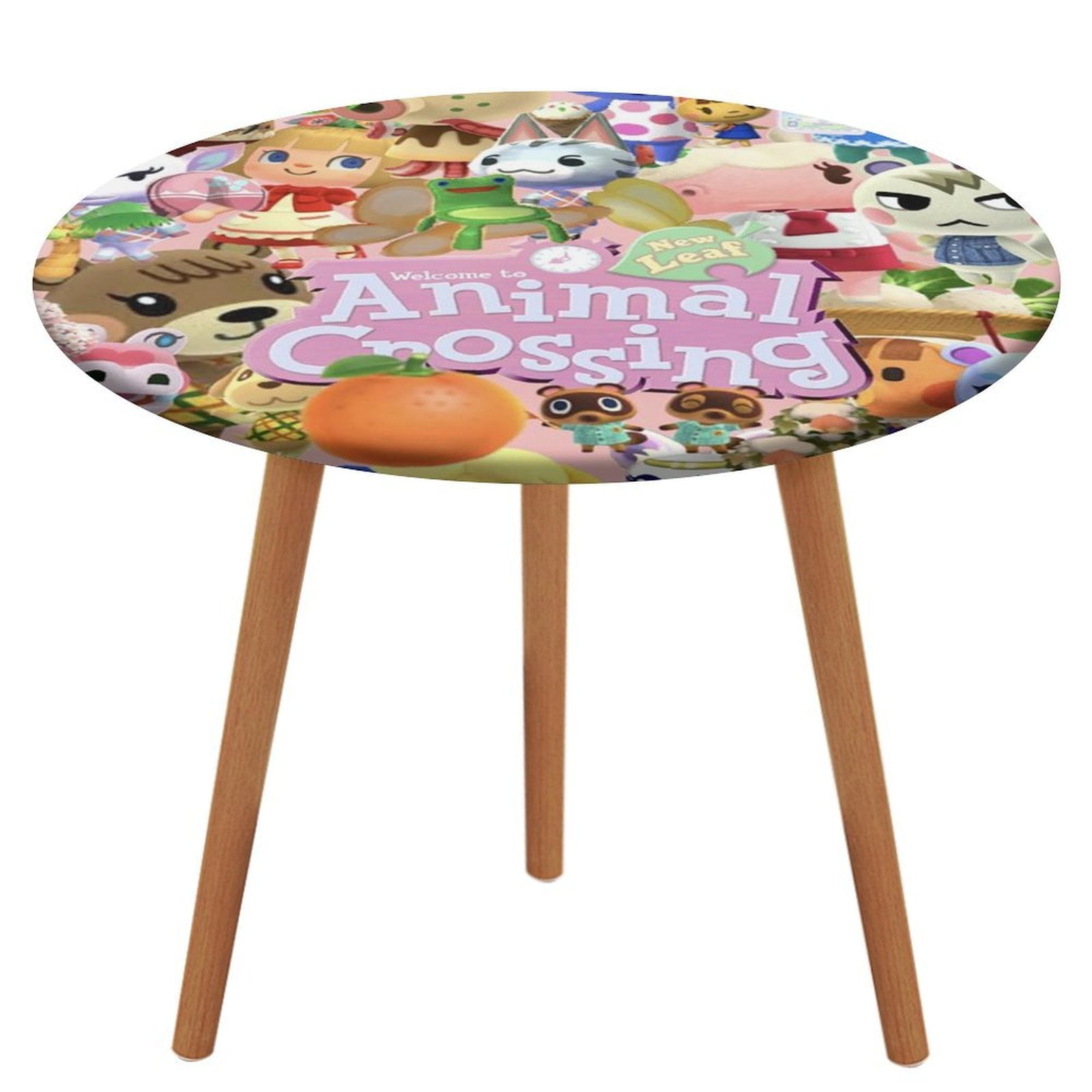 Animal Crossing Round Fitted Tablecloth with Elastic Edge,Water ...