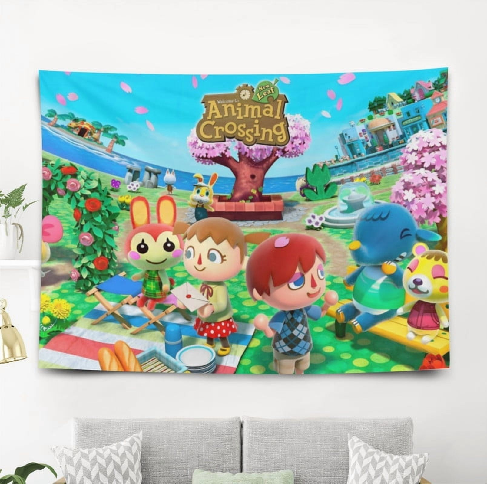 Animal Crossing Tapestry Gift Wall Hanging Backdrop for Room Bedroom ...