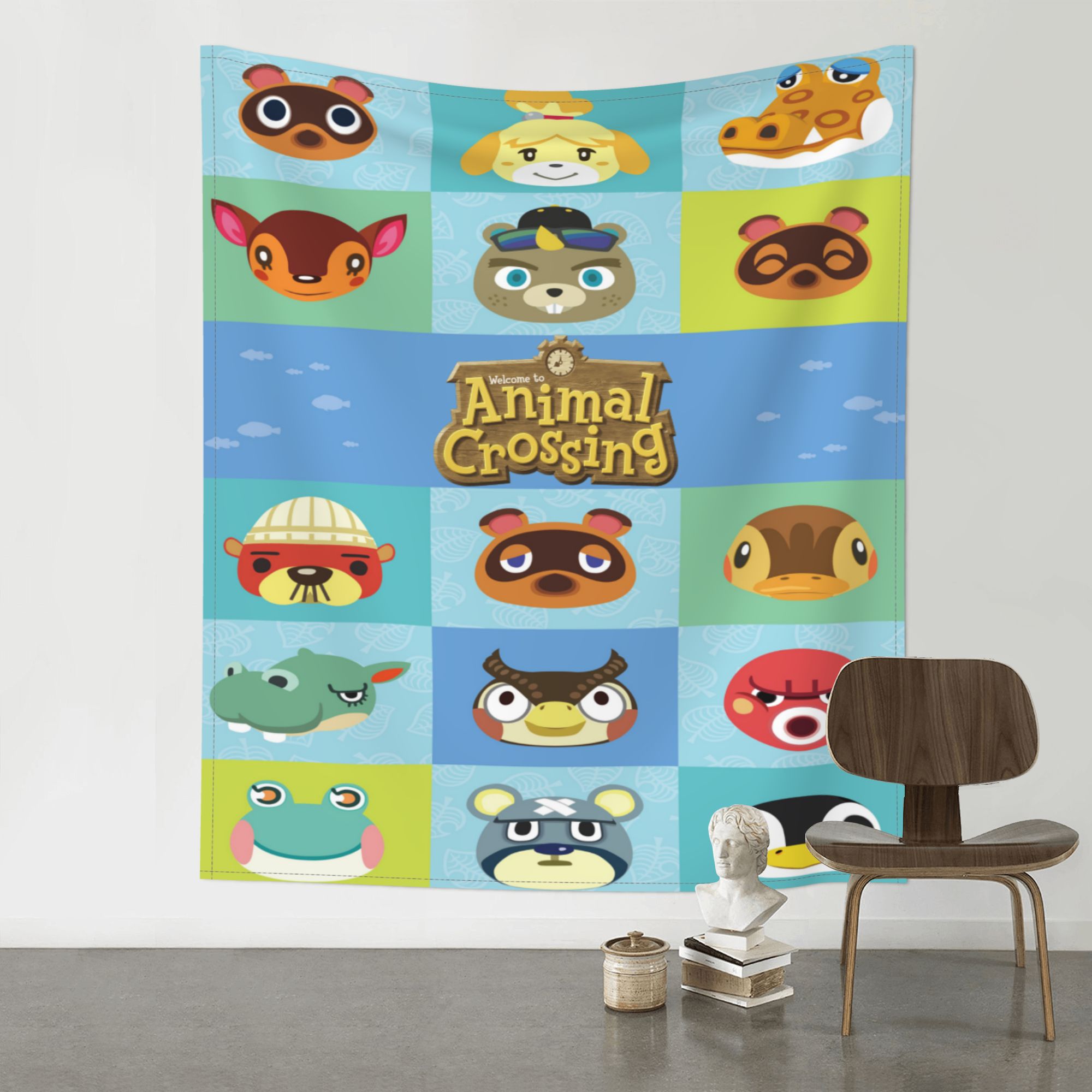 Animal Crossing Wall Tapestry Anime Poster For Bedroom Aesthetics Funny ...