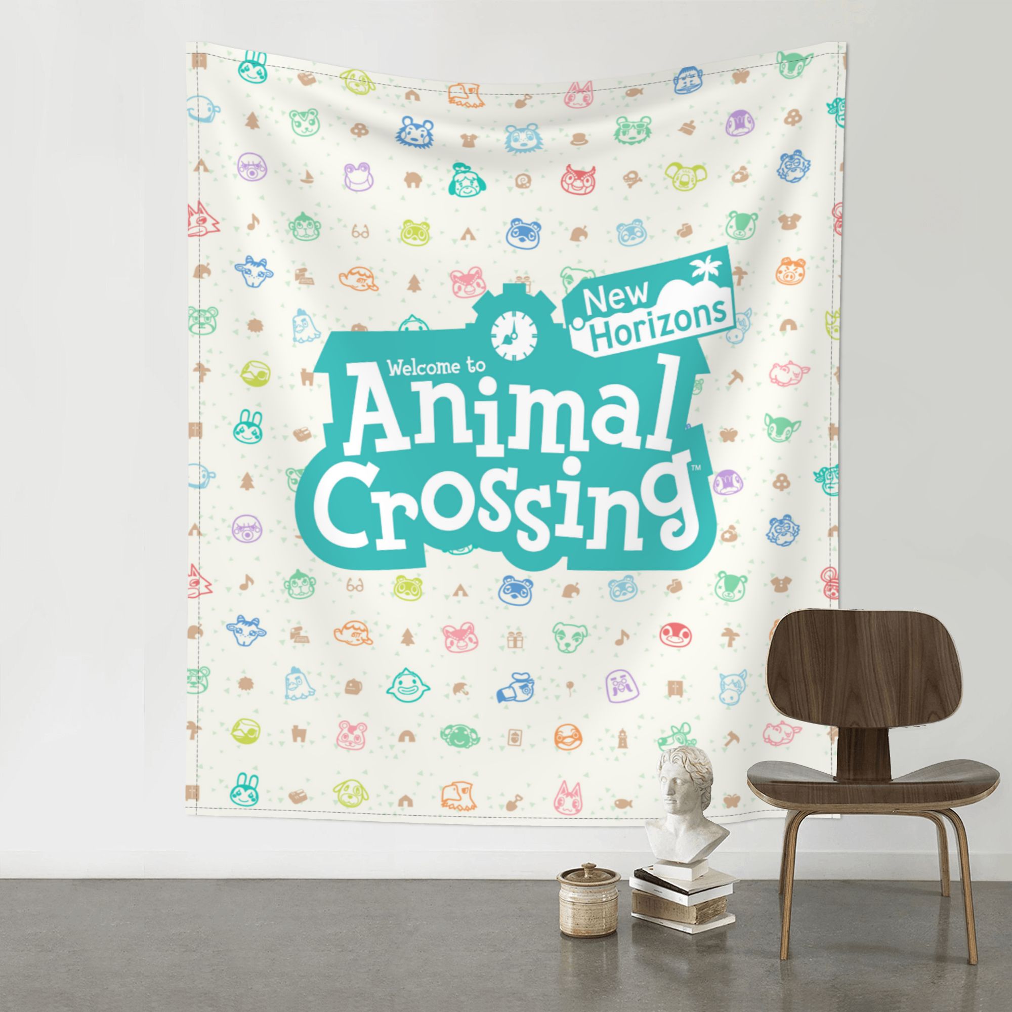 Animal Crossing Wall Tapestry Anime Poster For Bedroom Aesthetics Funny ...
