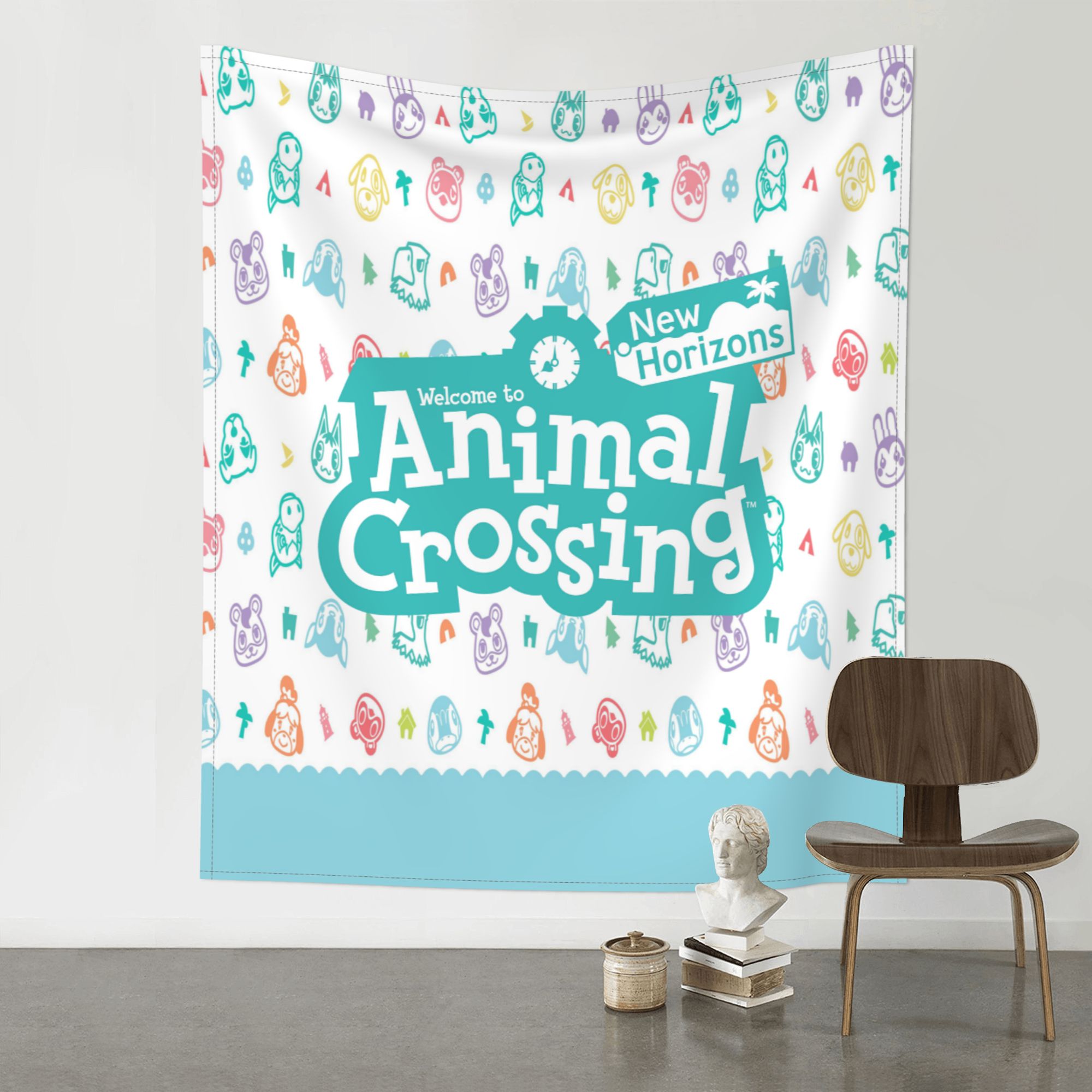 Animal Crossing Wall Tapestry Anime Poster For Bedroom Aesthetics Funny ...