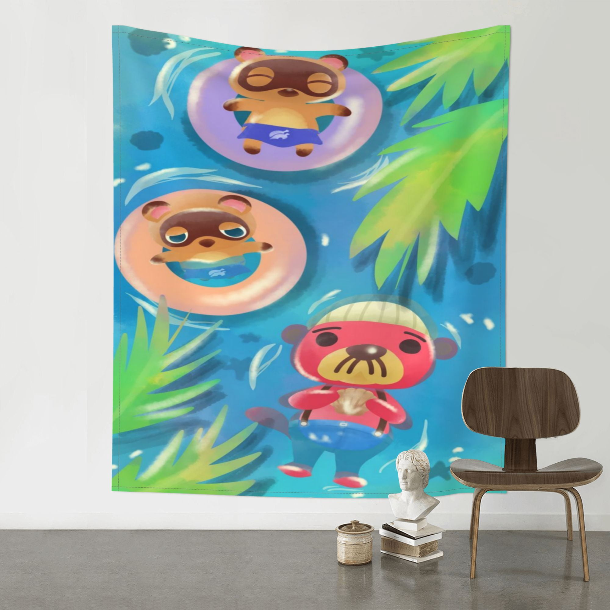 Animal Crossing Wall Tapestry Anime Poster For Bedroom Aesthetics Funny ...