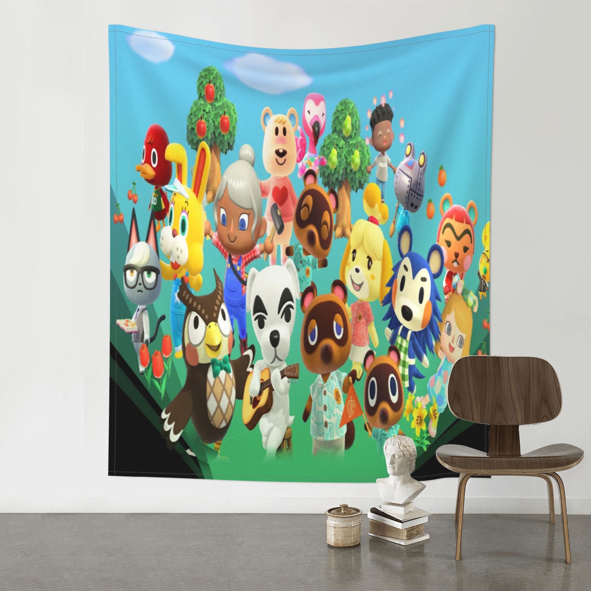 Animal Crossing Wall Tapestry Anime Poster For Bedroom Aesthetics Funny ...