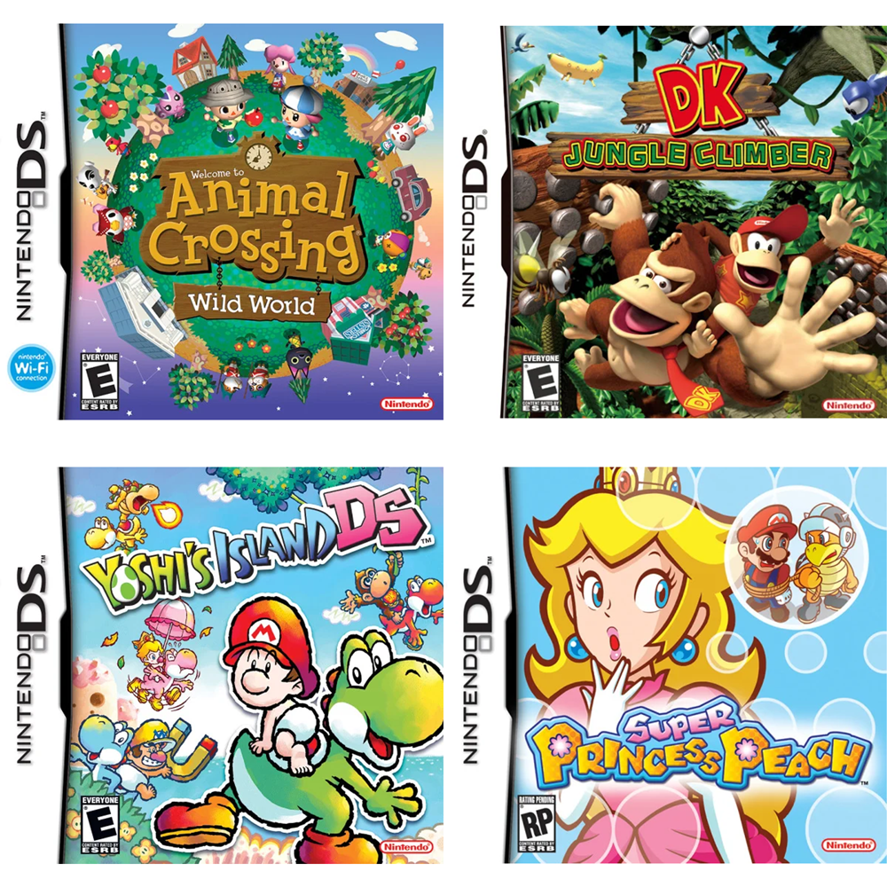 Animal Crossing: Wild World & DK: Jungle Climber & Yoshi's Island DS ...