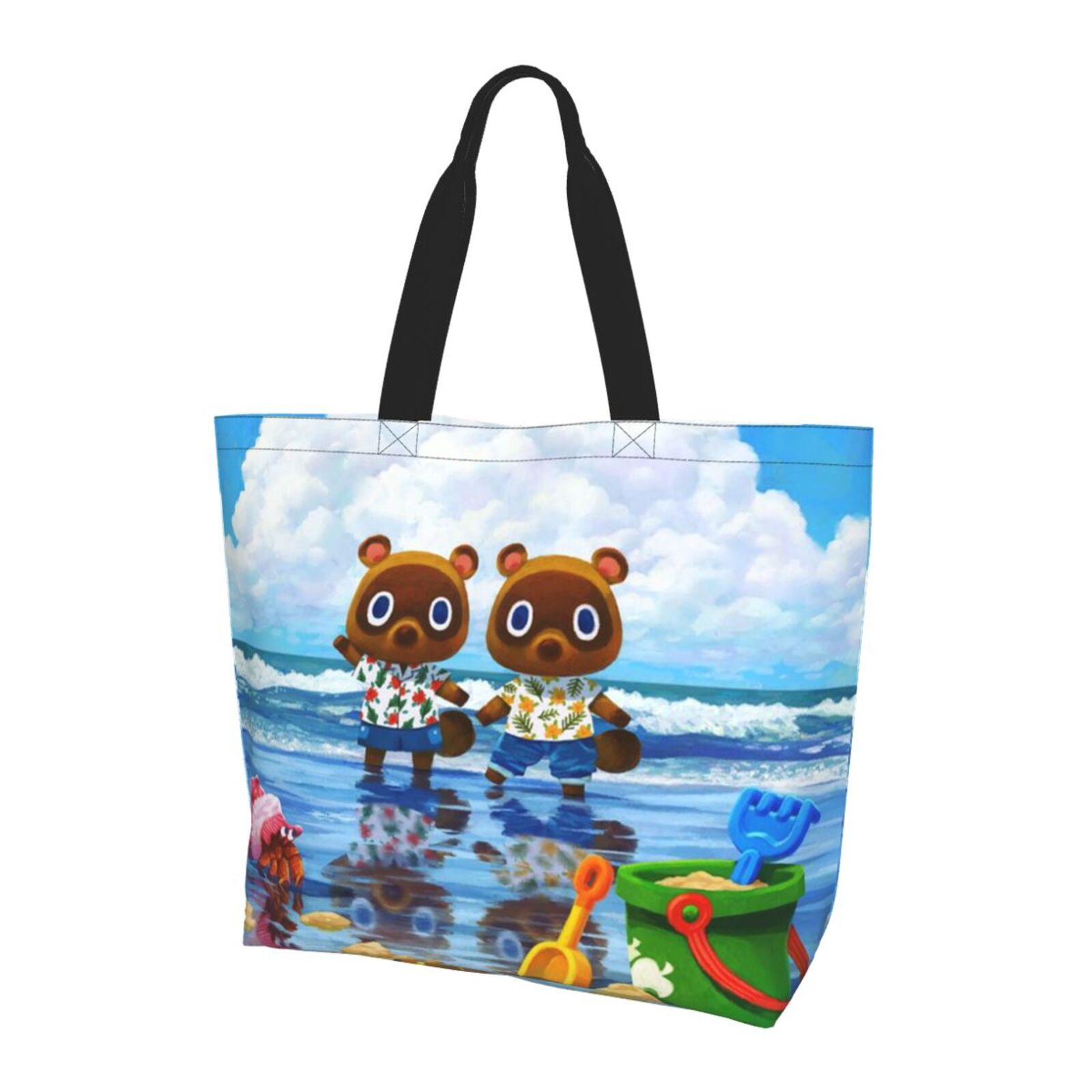Animal Crossing Women Tote Shoulder Shopping Bag Handbag Reusable ...