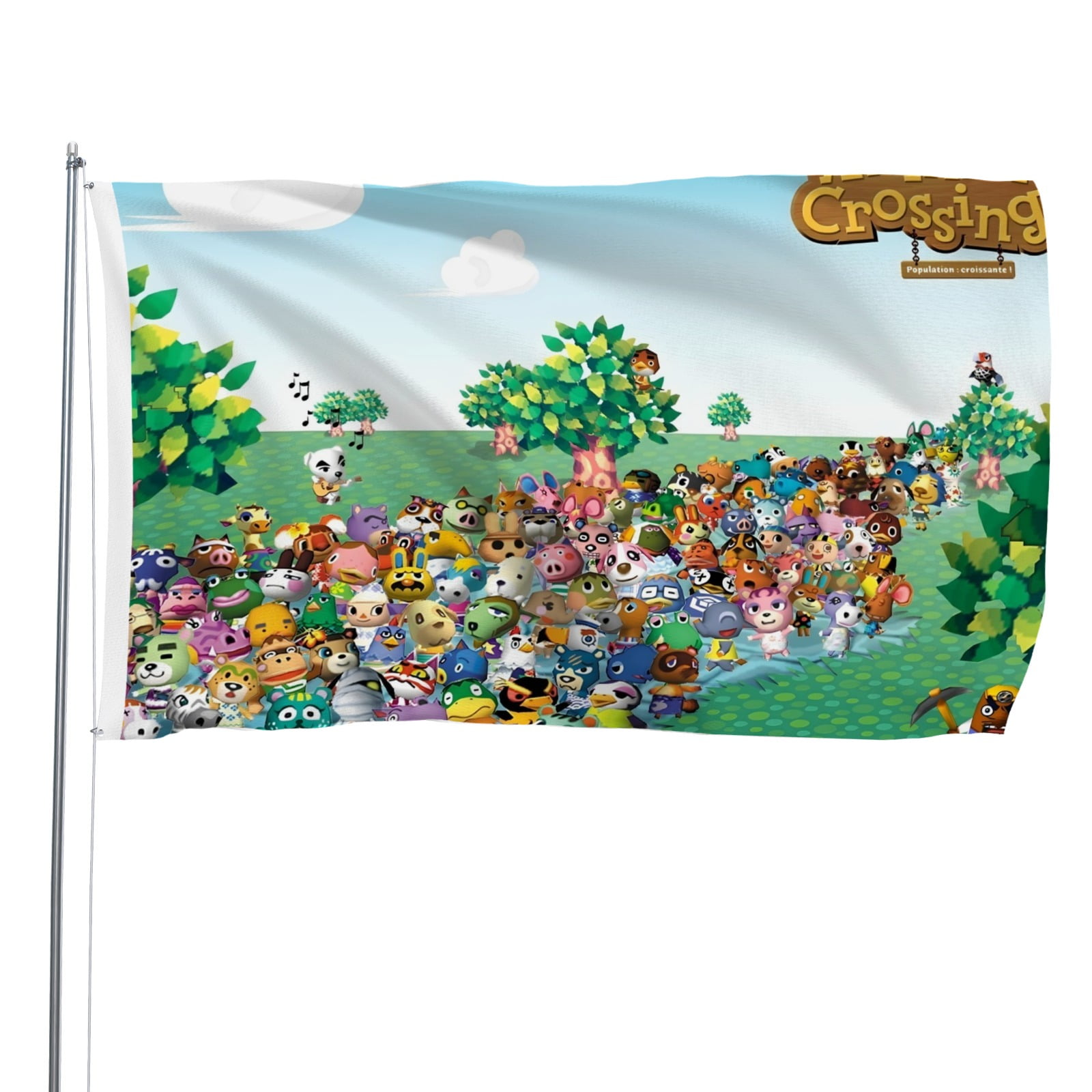 Animal Crossing-themed Printed Flag Perfect gift for fans, friends, and ...