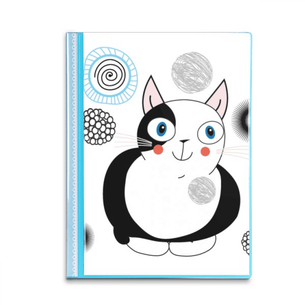 Animal Cute Fat Cat sle Book Sheet Protectors Portfolio Binder Folder ...