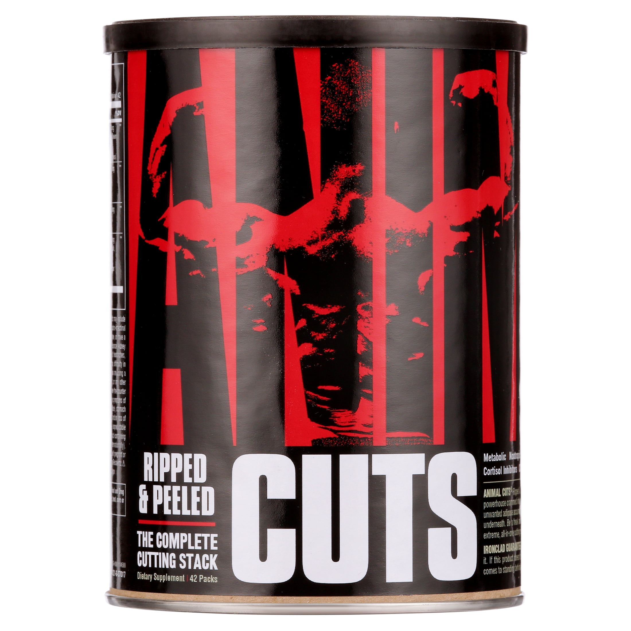 Animal Cuts - Natural Fat Loss & Craving Combat Pack with SerinAid - 42 ...