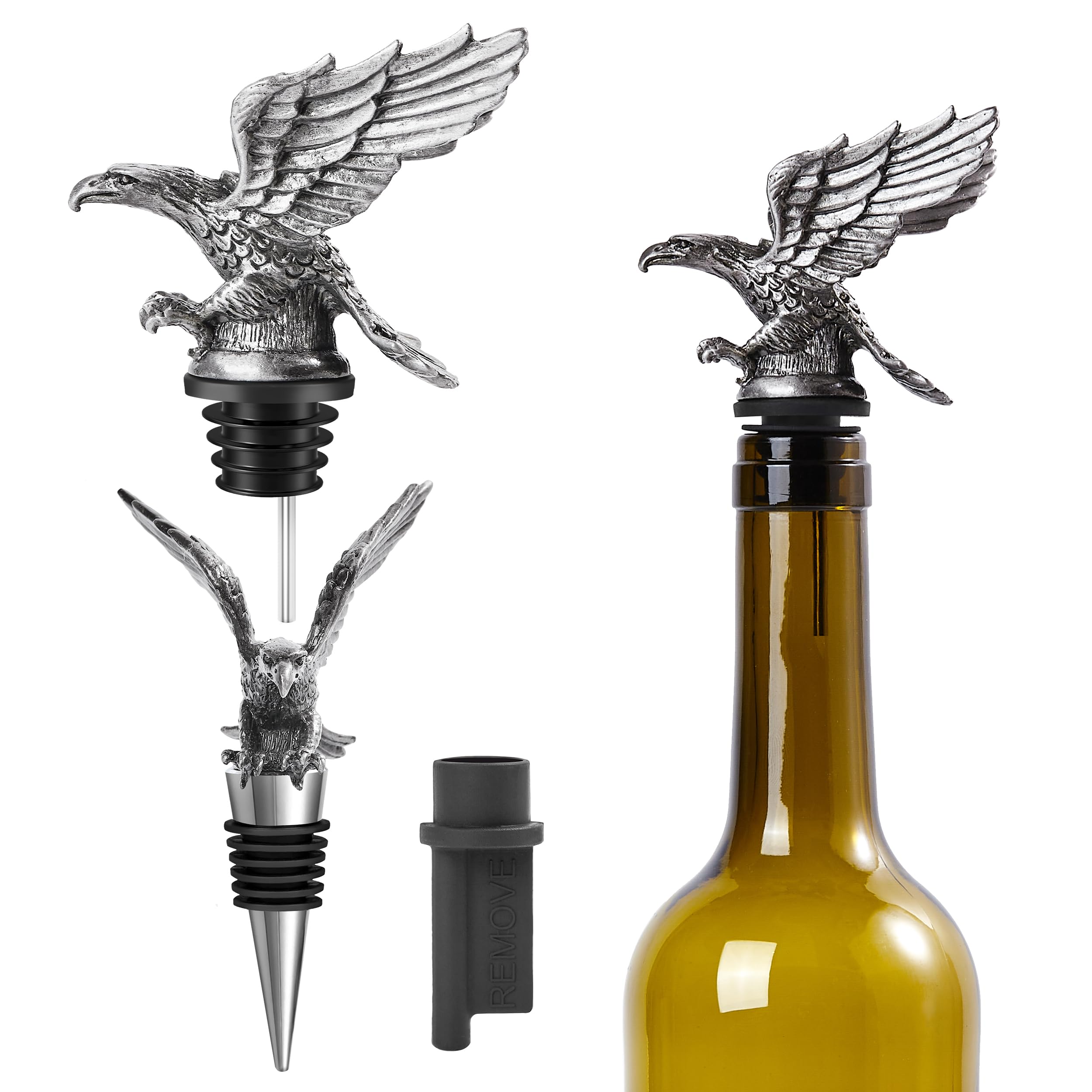 Animal-Designed Wine Stoppers, Funny Wine Stopper Sets, Equipped With A ...