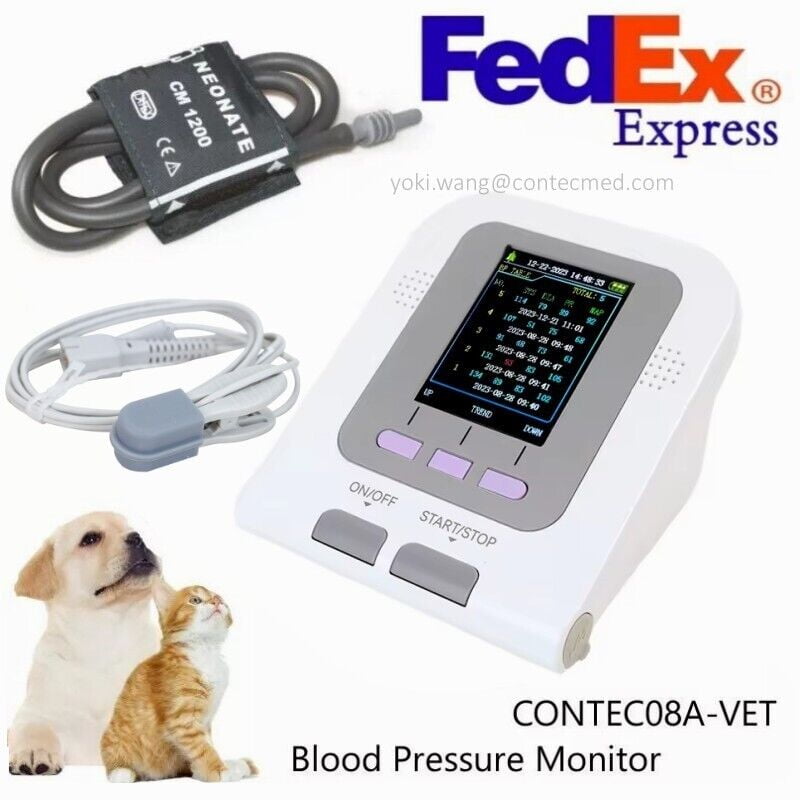 Animal Digital Blood Pressure Monitor Spo2 Nibp Cats/Dogs Monitor ...