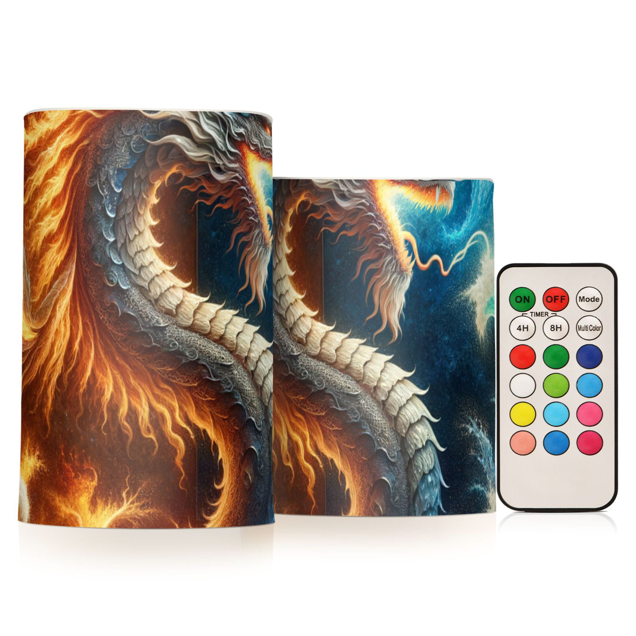 Animal Dragon Beast Monster Flameless Candles LED Lights Battery ...