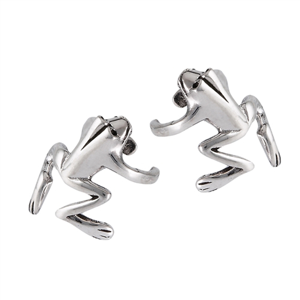 Animal Ear Cuff Tree Frog Reptile .925 Sterling Silver Tropical ...