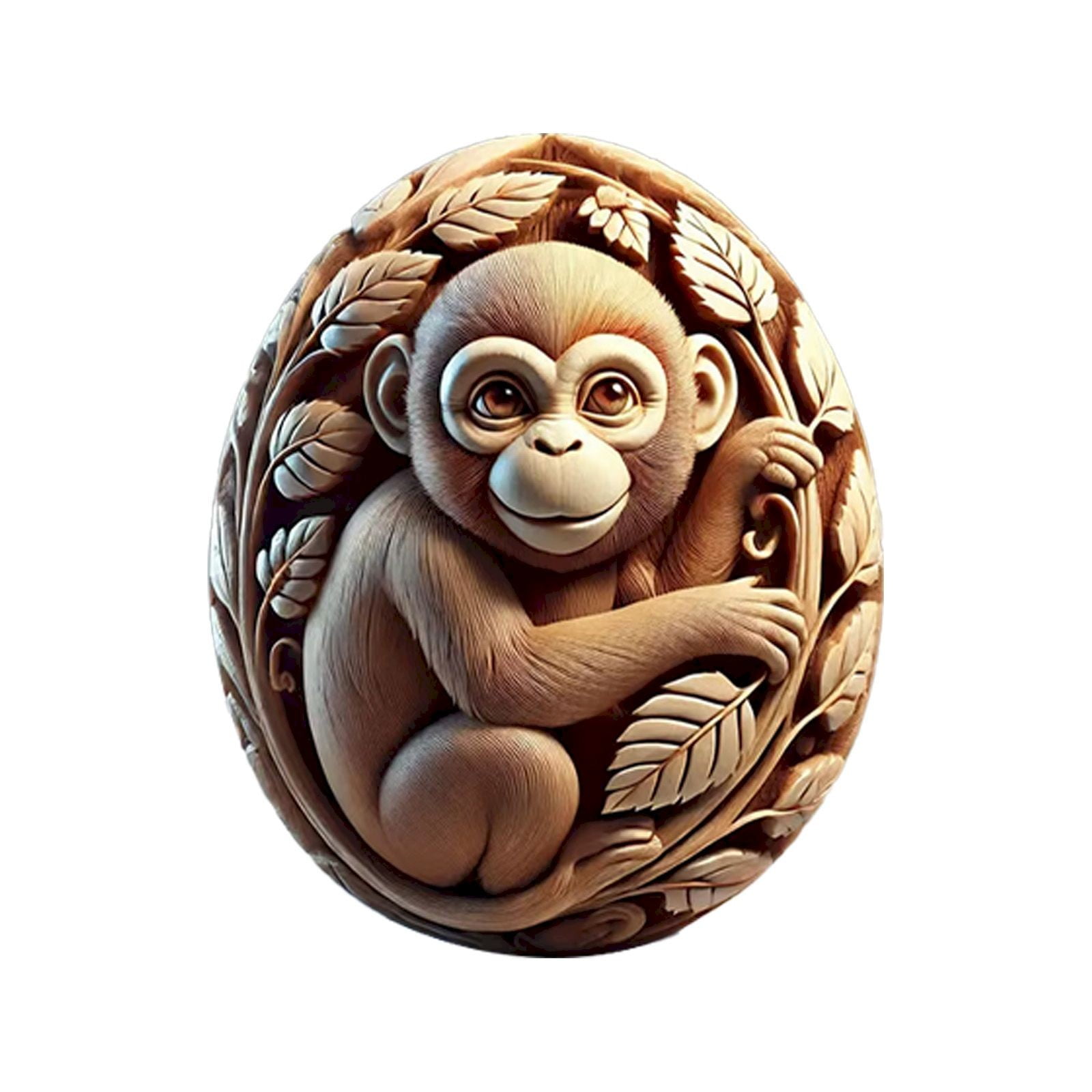 Animal Easter Carving Craft Egg Easter Carved Eggs With Of Owl Squirrel Monkey Sloth Koala ...