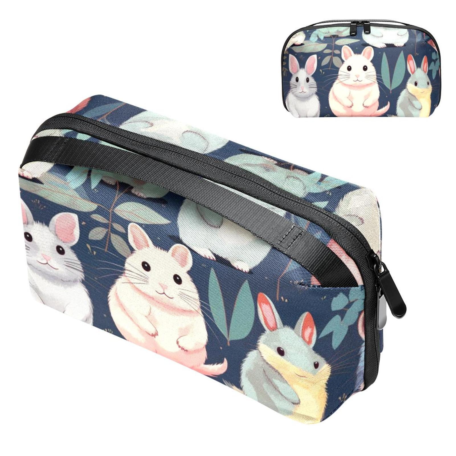 Animal Electronic Organizer Travel Case, Waterproof Oxford Cloth Storage Pouch Bag, Box with ...