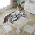 Animal Elephant Animal Print Texture Table Cloth 60x60in, Waterproof ...