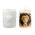 Animal Embossed Silicone Mold Cylinder Candle Silicone Mould Heat ...