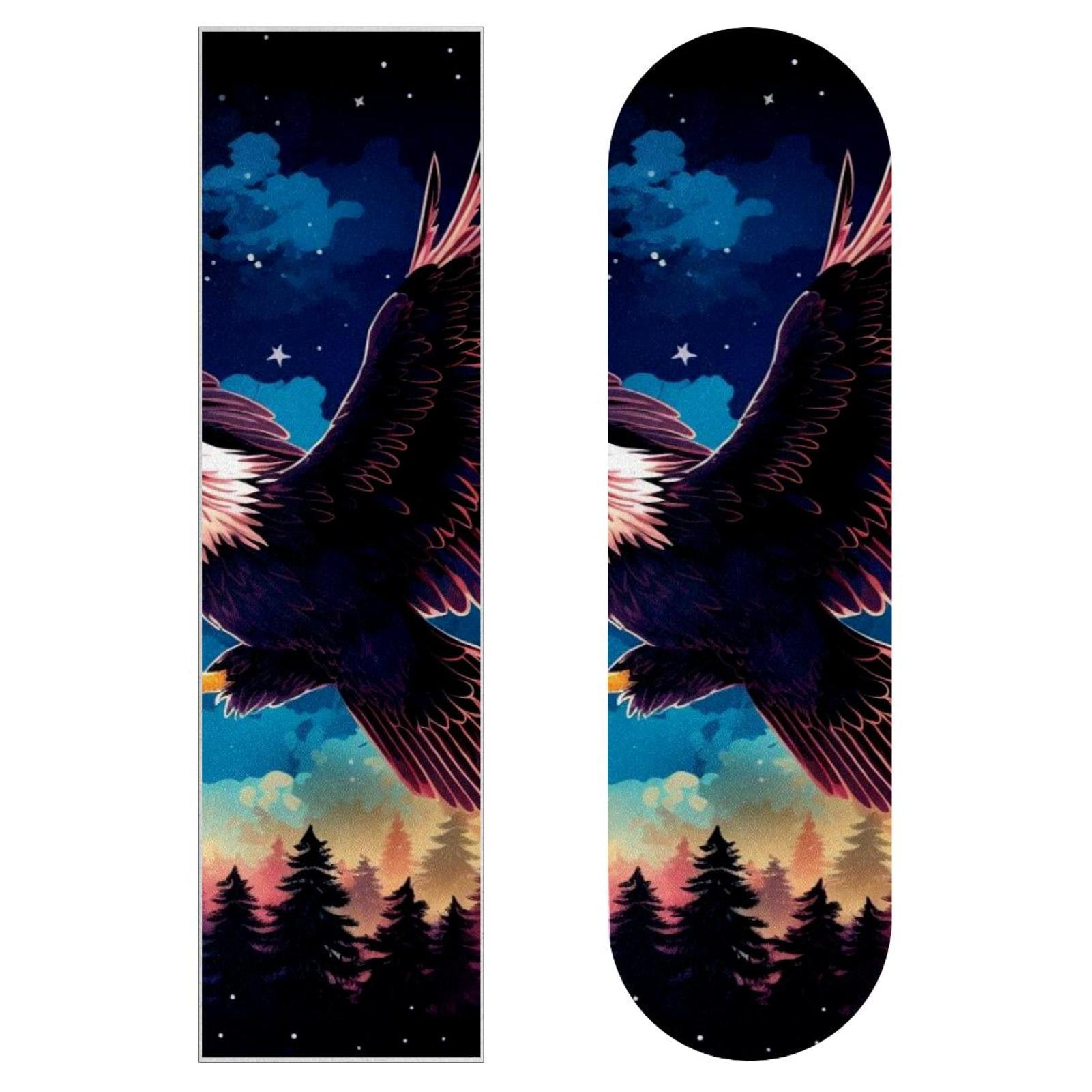 Animal Emery Surface Skateboard Stickers (Pack of Two) - PVC Backing, 8 ...
