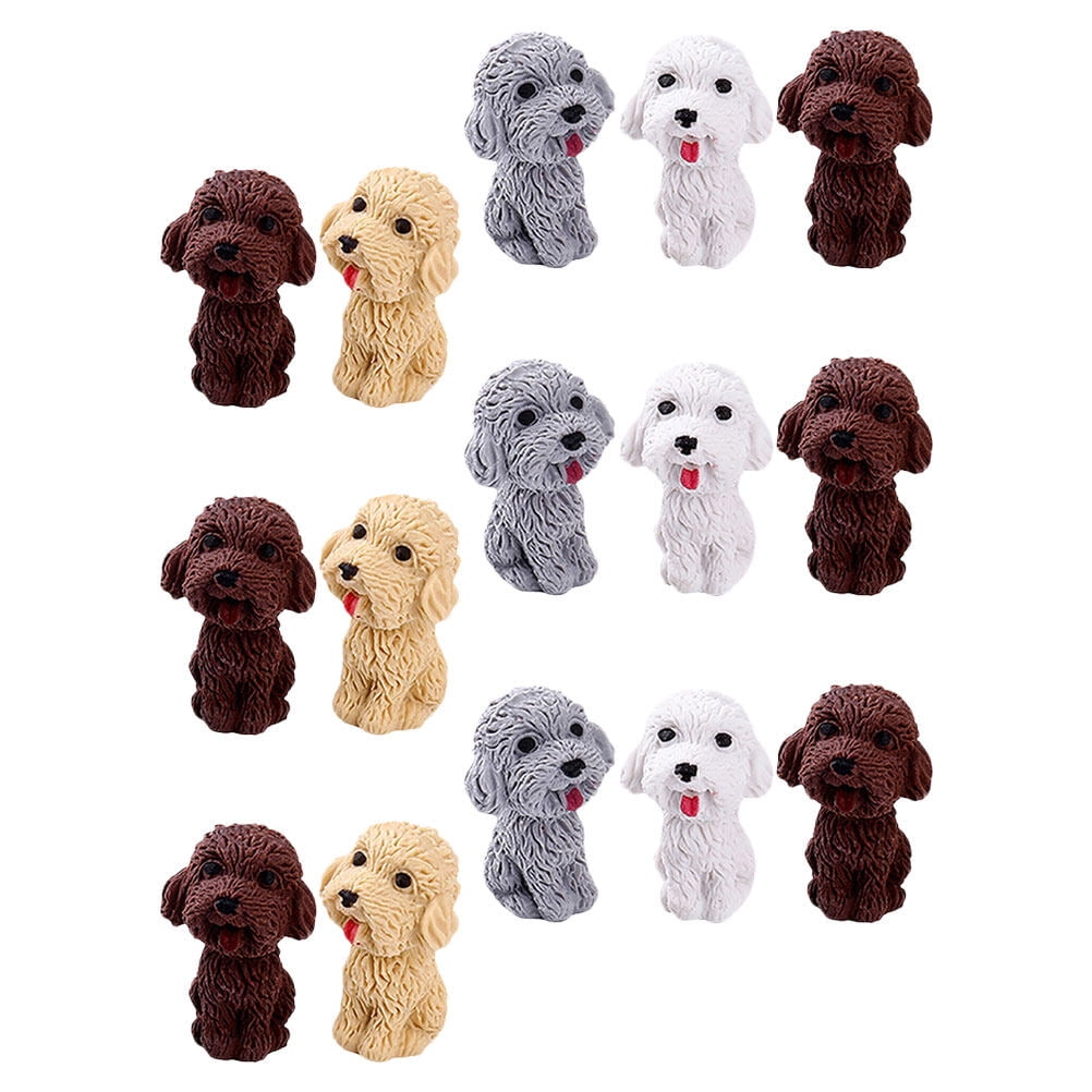 Animal Eraser 16Pcs Funny Lovely Puppy Erasers Versatile Cartoon ...