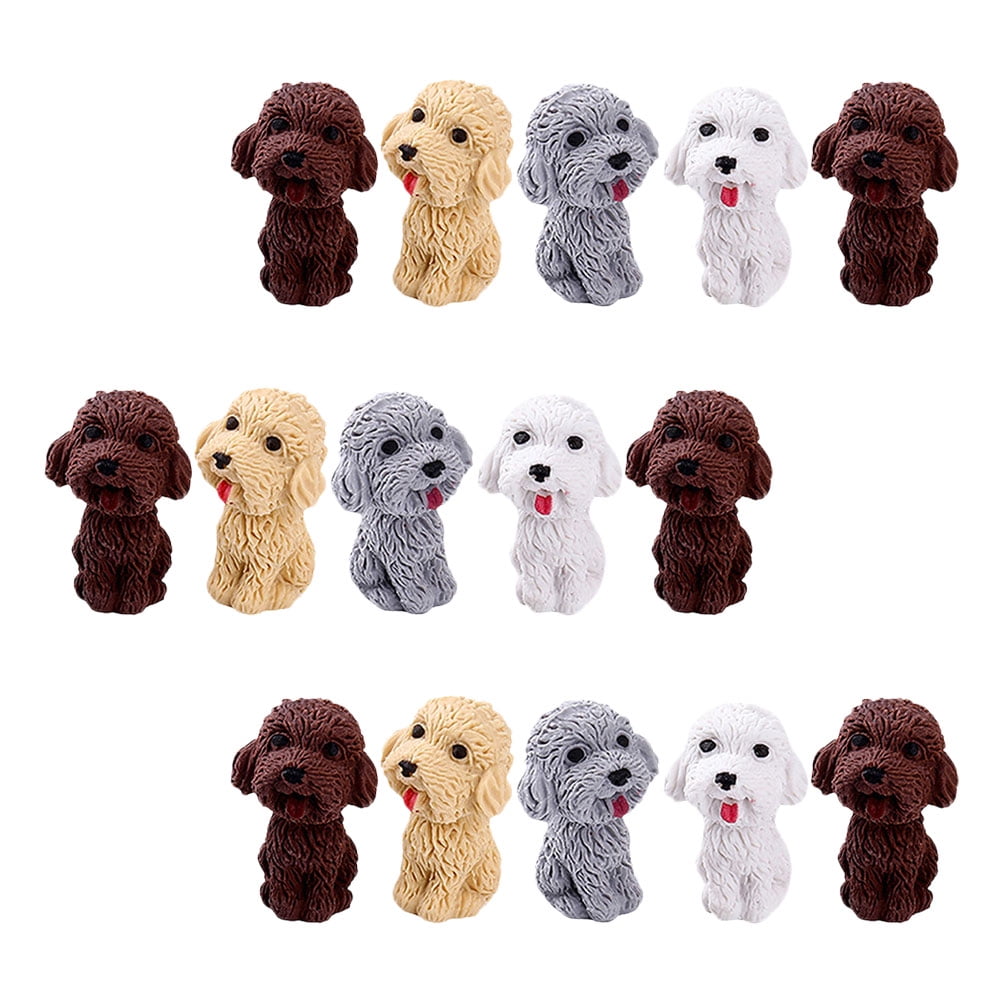 Animal Eraser 16Pcs Funny Lovely Puppy Erasers Versatile Cartoon ...