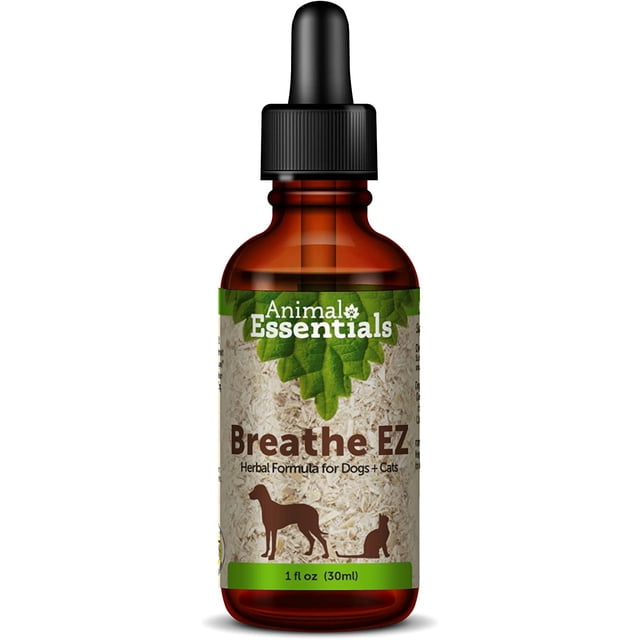 Animal Essentials Breathe EZ Herbal Formula For Dogs And Cats 1-Ounce ...