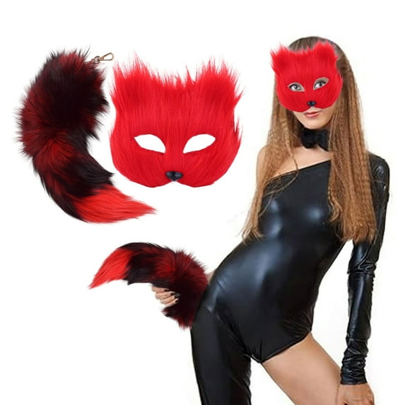 Animal Face with Tail Keychain for Adult Parties and Dance Events ...