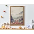 Animal Family Portrait Fox Family Print Family Of 3 Wall Art Red Fox ...
