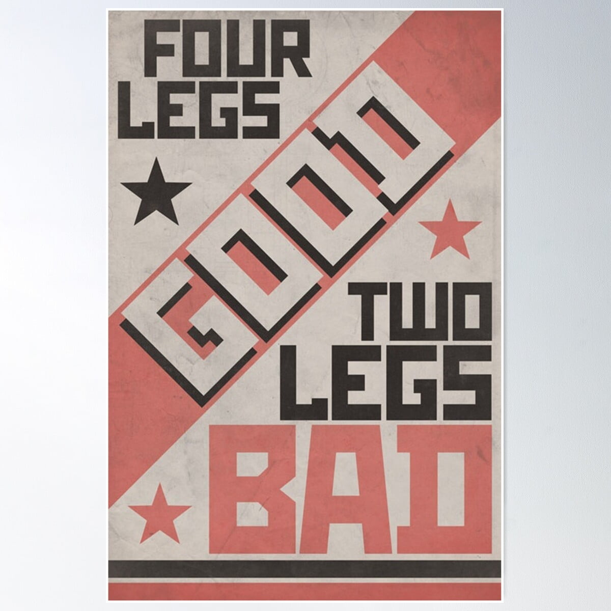 Animal Farm Poster Wall Art, Modern Wall Decor For Living Room Bedroom ...