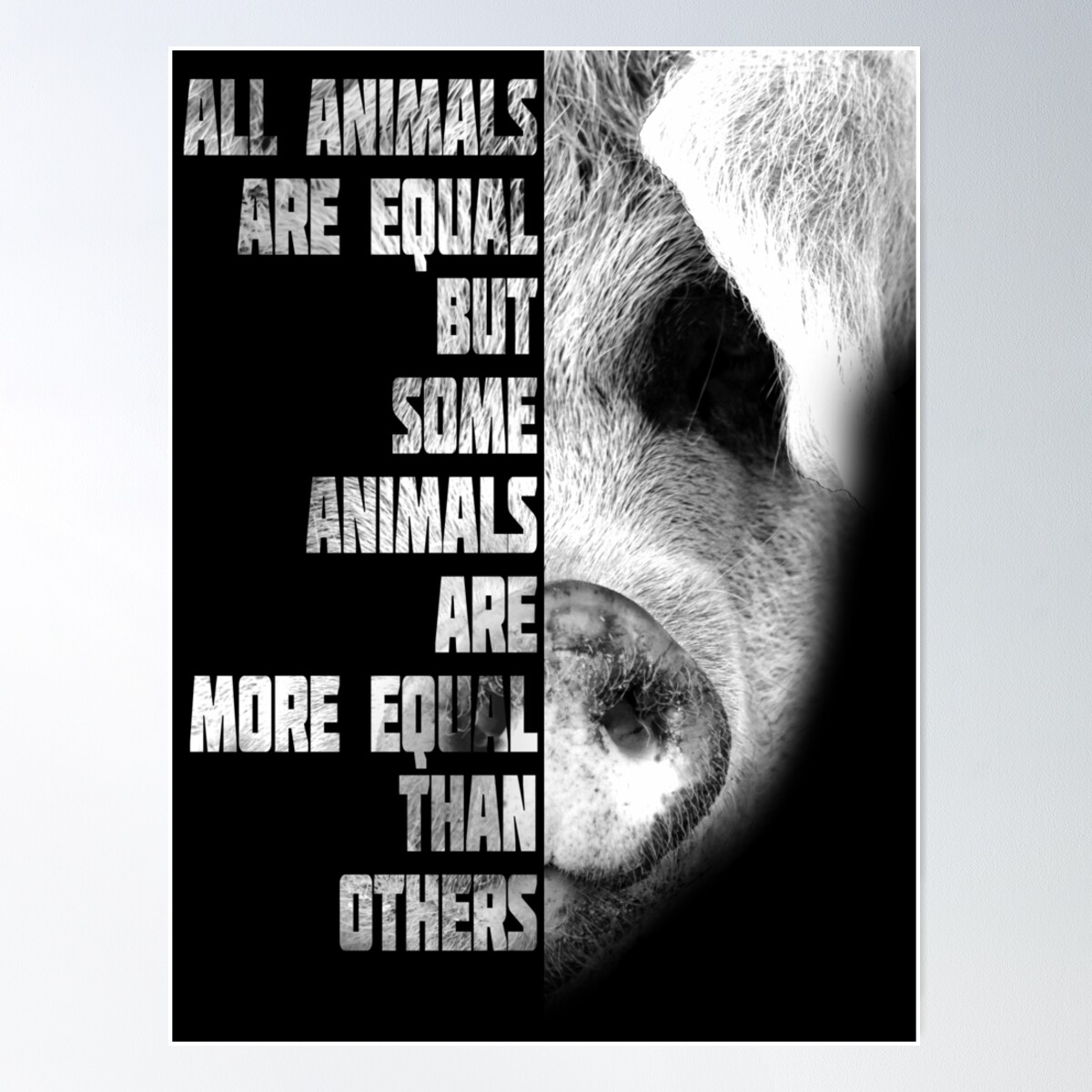 Animal Farm Poster Wall Art, Modern Wall Decor For Living Room Bedroom ...