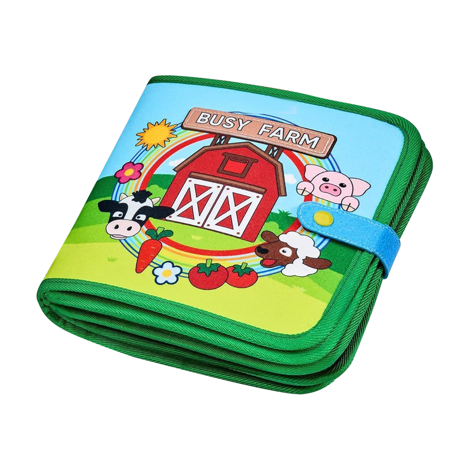 Animal Farm Sensory Busy Board for Toddlers – Montessori Educational ...