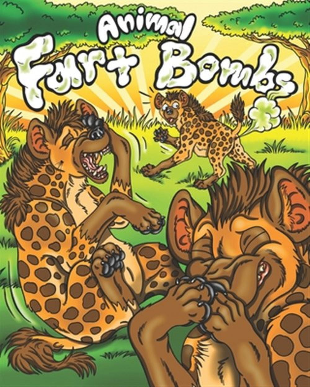 Animal Fart Bombs: Farting Animals Coloring Book for Kids & Adults with ...