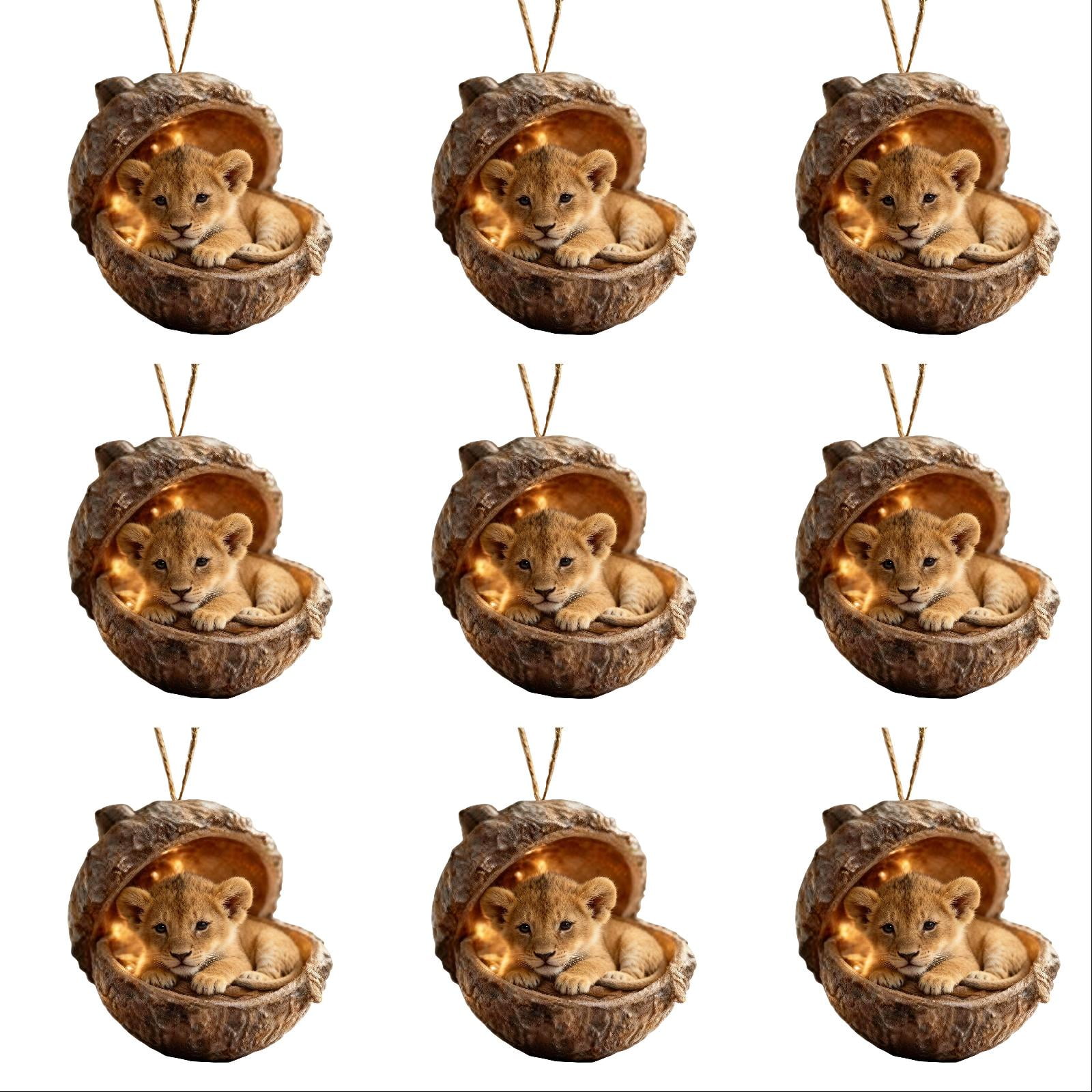 Animal Festival Animal Hanging Animal 2D Flat Acrylic Home Hangers ...