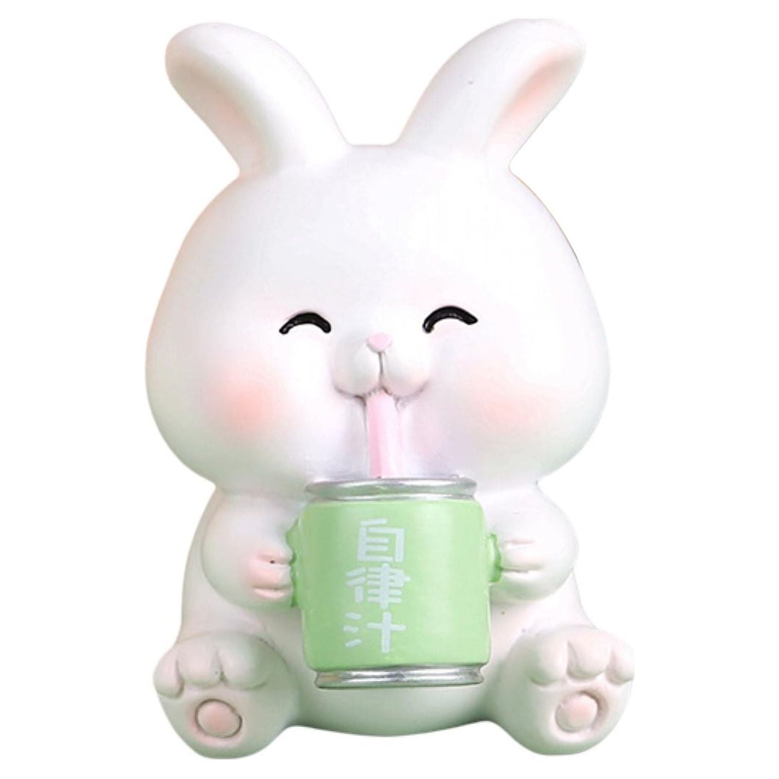 Animal Figurine Handmade Vivid Expression Resin Cartoon Piggy Shape ...