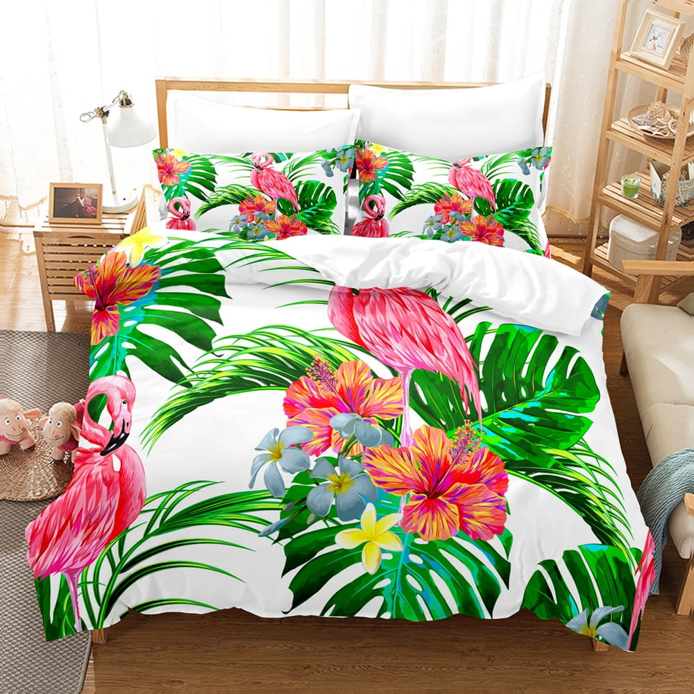 Animal Flamingo Bedding Set Flamingo Duvet Cover Flamingo Quilt Cover ...