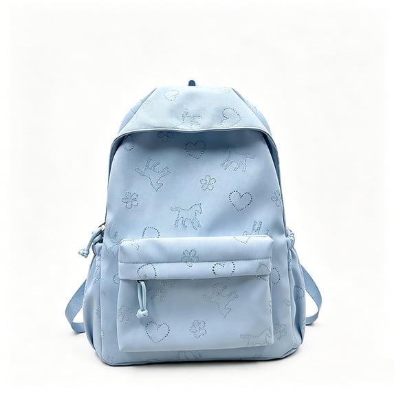 Animal Flower Print Backpack, Lightweight Breathable Backpack, Cute ...