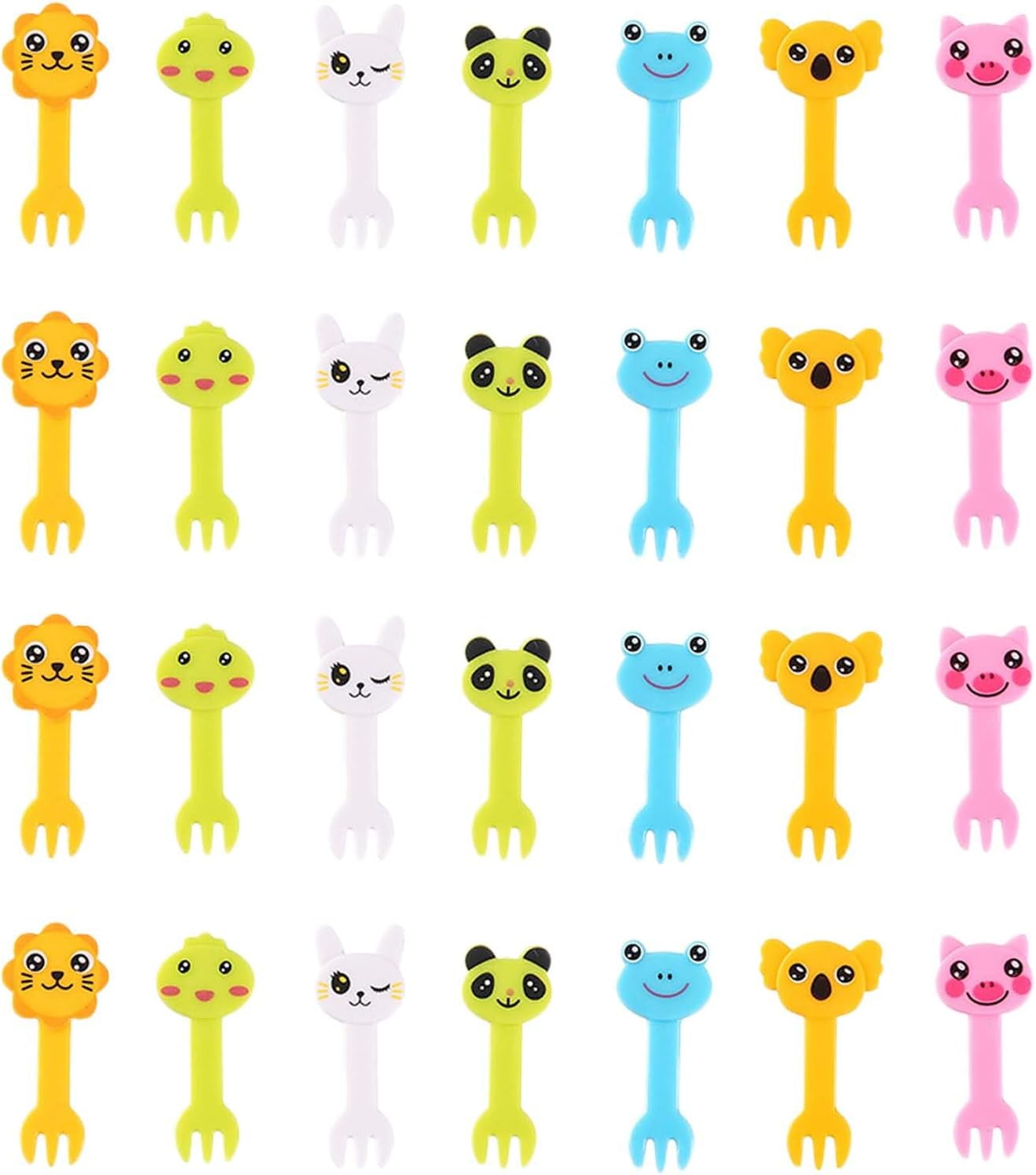 Animal Food Picks, Mini Fun Fruit Picks, Lunch Picks for Bento Box ...