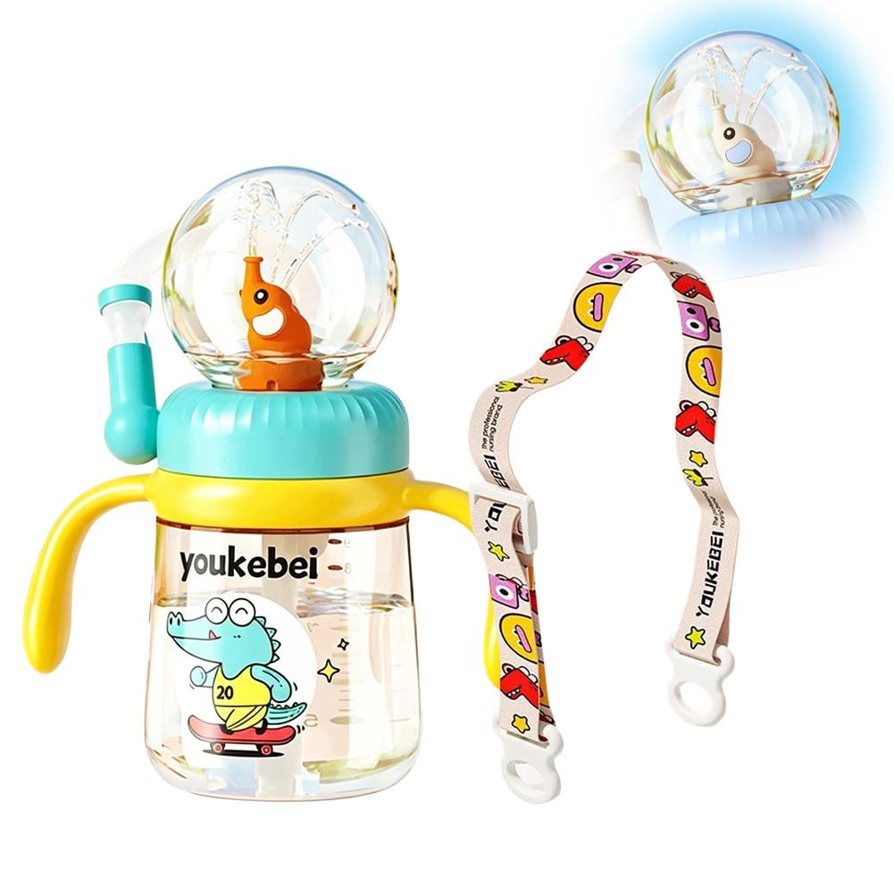 Animal Fountain Tumbler, 260ml Animal Fountain Cup for All Age, Spill ...