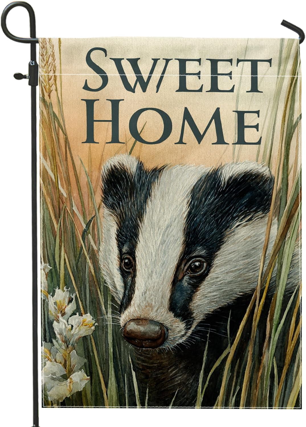Animal Garden Flag Double Sided Outdoor Banner 12x18 Inch Fall Seasonal ...