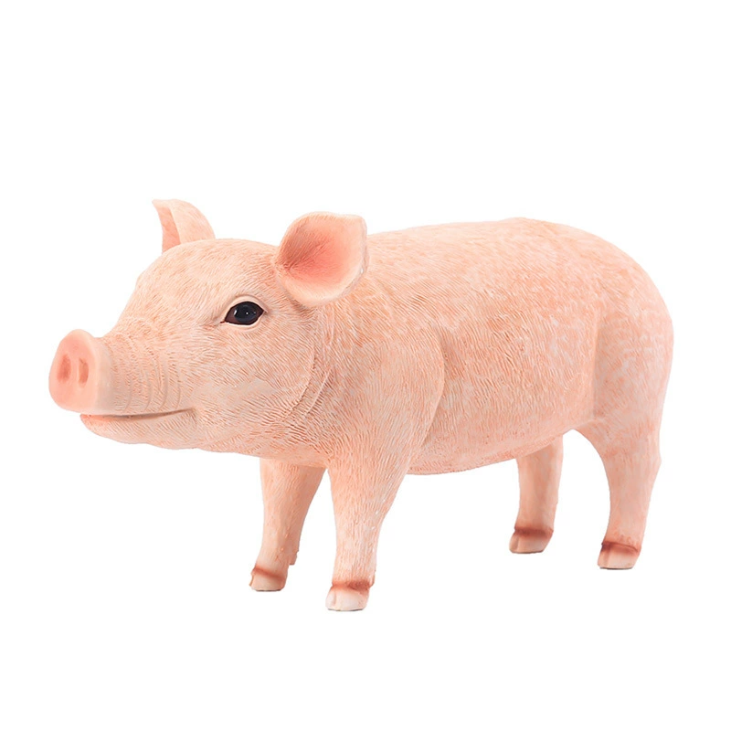 Animal Garden Statue Cute Pig Funny Outdoor Sculpture Resin Lawn ...