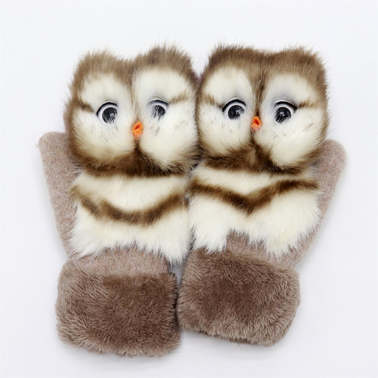 Animal Gloves under $5! Yrmaups Winter Gloves for Adults, Cartoon ...