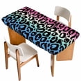Animal Gradient Fitted Rectangle Tablecloth 30" x 60" Leopard Print ...