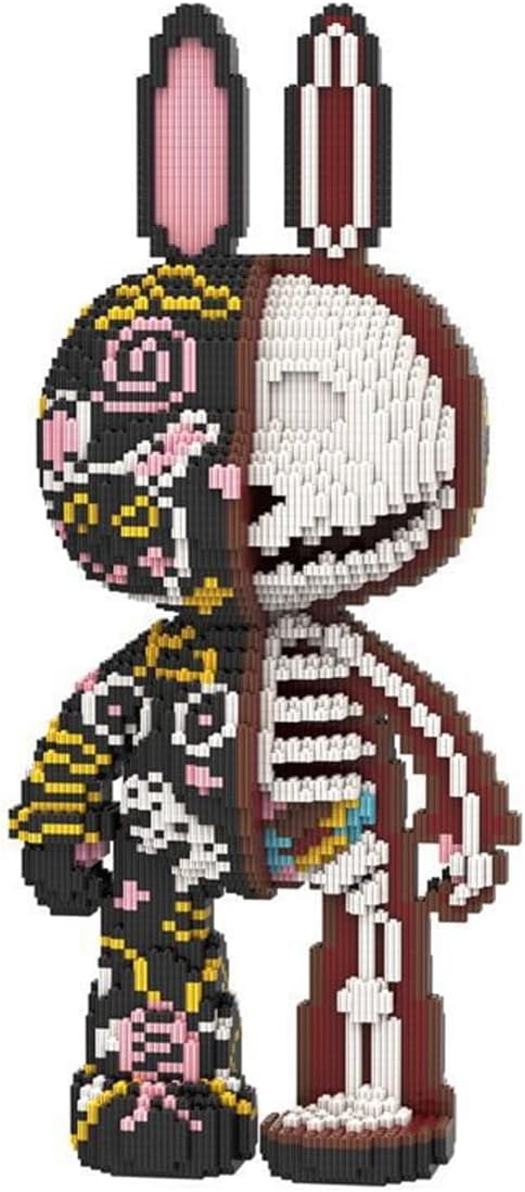 Animal Graffiti Skeleton Rabbit Micro Building Blocks Set（8000PCS 55cm ...