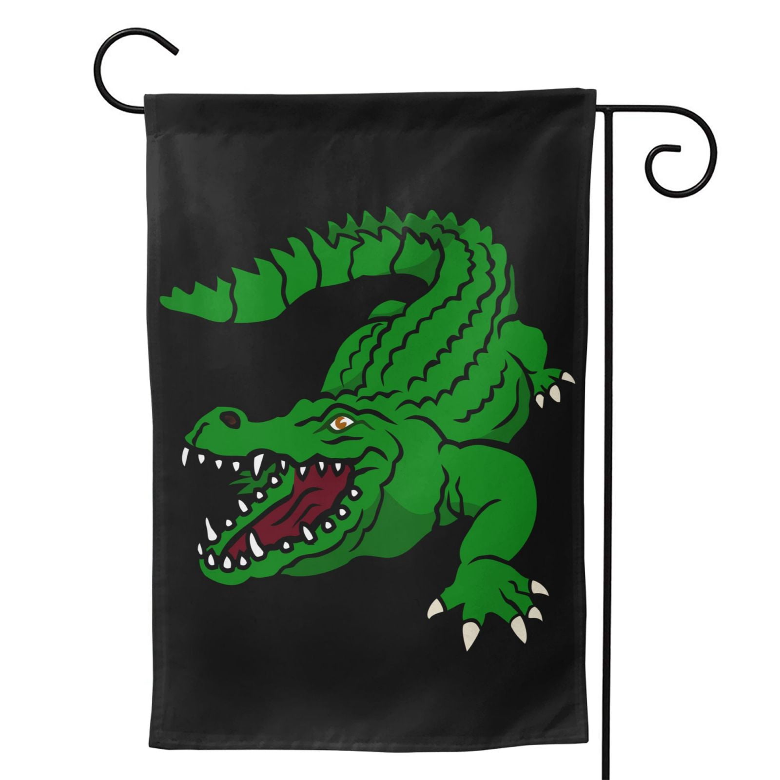 Animal Green Alligator Garden Flag 12.5"X18" Outdoor Indoor Garden ...