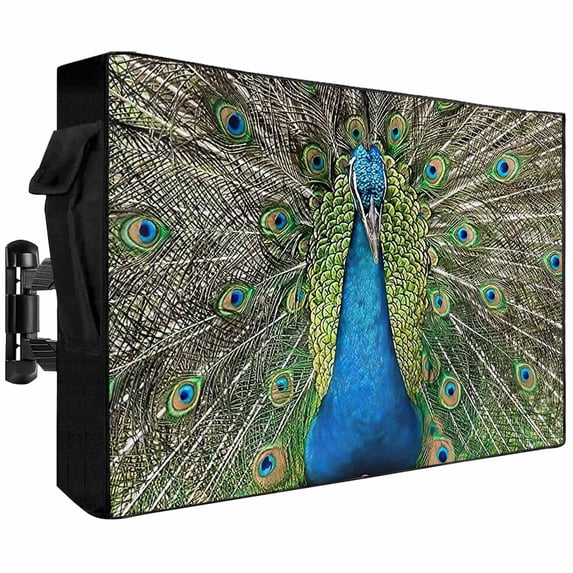 Animal Green Outdoor TV Cover 48 to 50 inch Peacock Waterproof ...