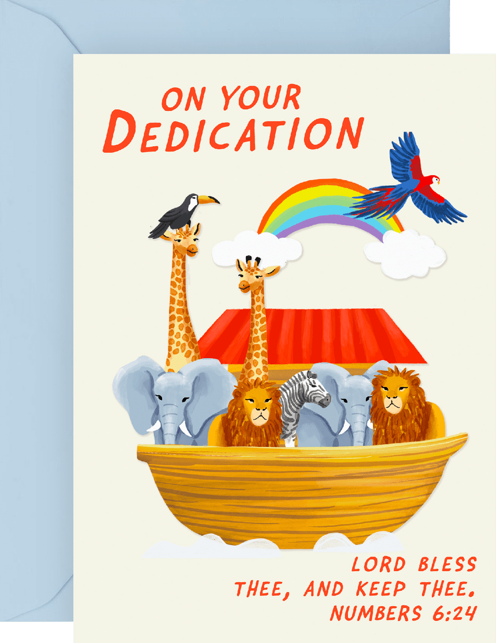 Animal Greeting Card for Kids - 'On Your Dedication' - Celebration Card ...