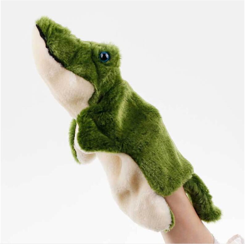 Animal Hand Puppet Cat Dolls Plush Hand Doll Early Education Learning ...