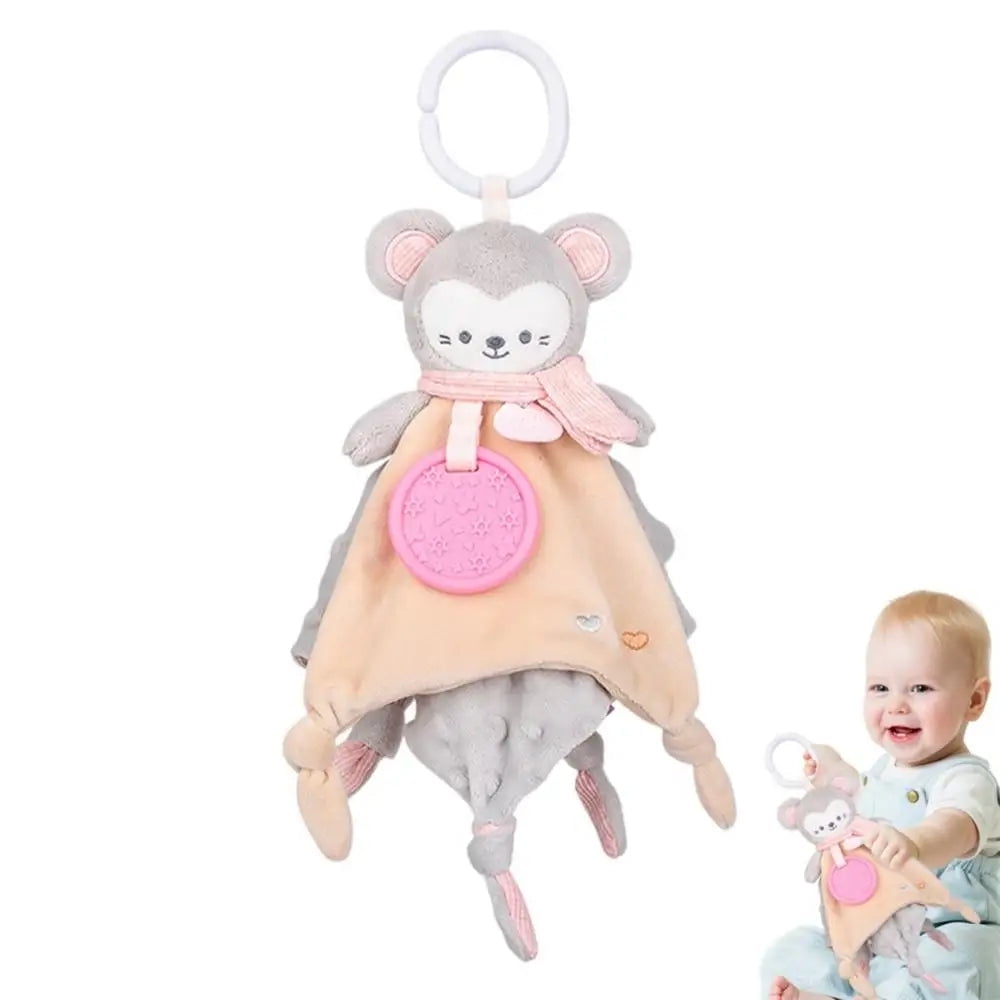 Plush Baby Lovey Blanket - Cute Security Toy & Teether for Boys ...